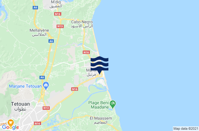 Horaires des Marées à Martil | Calendrier des Marées Hautes et Basseser ...